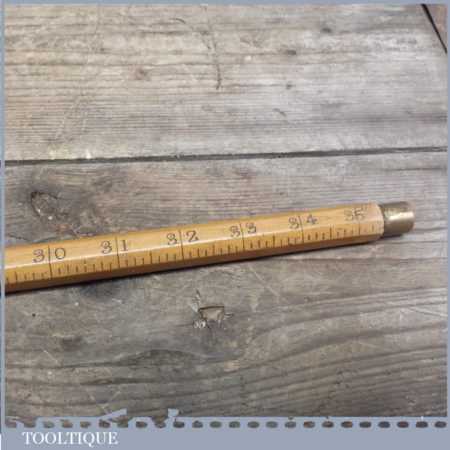 Antique Drapers Octagonal Shaped Yardstick Ruler With G5R (33) Mark ...