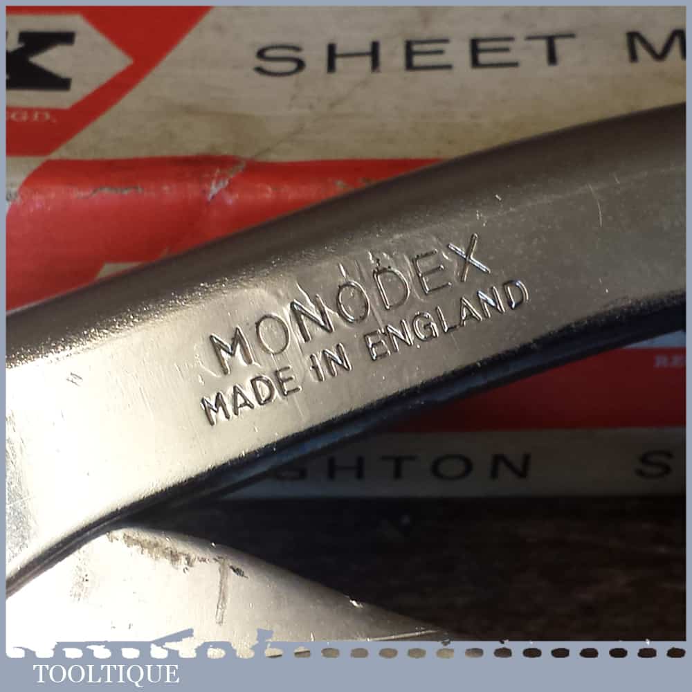Vintage Boxed Monodex Sheet Metal Cutter – Good Condition | Tooltique