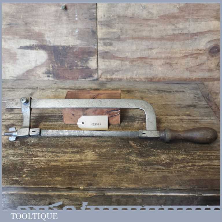 Unusual Vintage Cast Steel Framed Hacksaw Adjustable Arm – Good ...