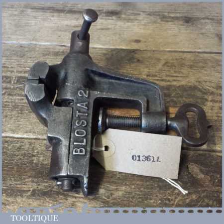 Vintage Blosta Germany No: 2 Portable Bench Vice 2” Jaws – Good ...