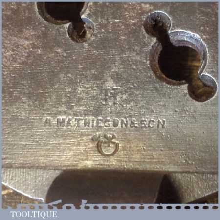 Scarce Alex Mathieson Clock Maker’s Engineer’s BA Thread Chaser – Good ...