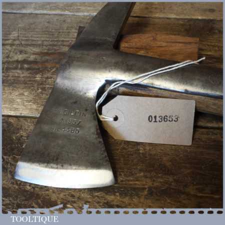 Vintage W Gilpin Strapped Fireman’s Axe – Broad Arrow 1957 | Tooltique