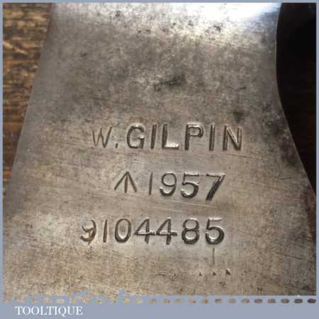 Vintage W Gilpin Strapped Fireman’s Axe – Broad Arrow 1957 | Tooltique