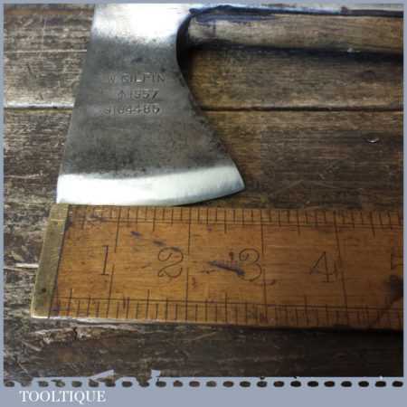 Vintage W Gilpin Strapped Fireman’s Axe – Broad Arrow 1957 | Tooltique