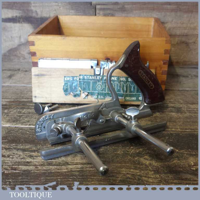 Vintage Boxed Stanley No: 50 Combination Plough Plane – Fully ...