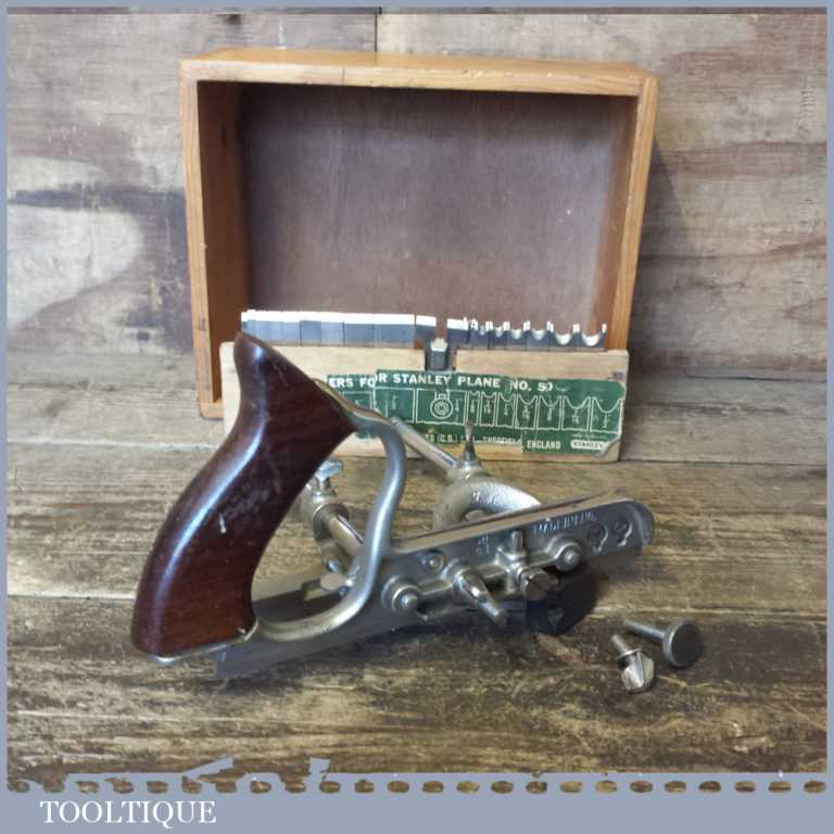 Vintage Boxed Stanley No: 50 Combination Plough Plane – Fully ...