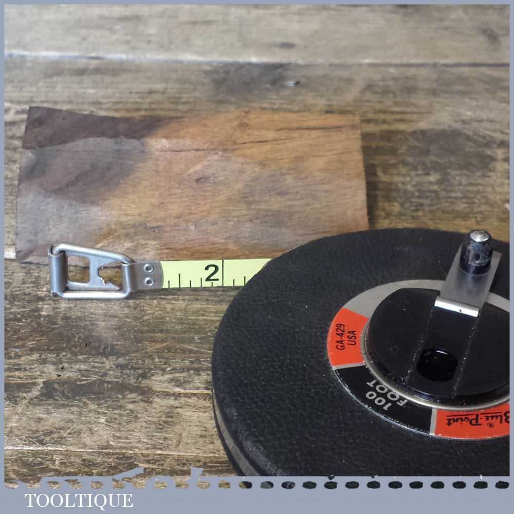 Vintage Snap-On Blue Point 100 ft Tape Measure – Good Condition | Tooltique