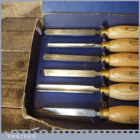 Boxed Set 6 No: Marples No: 1001 Woodturning Chisels – Good Condition ...