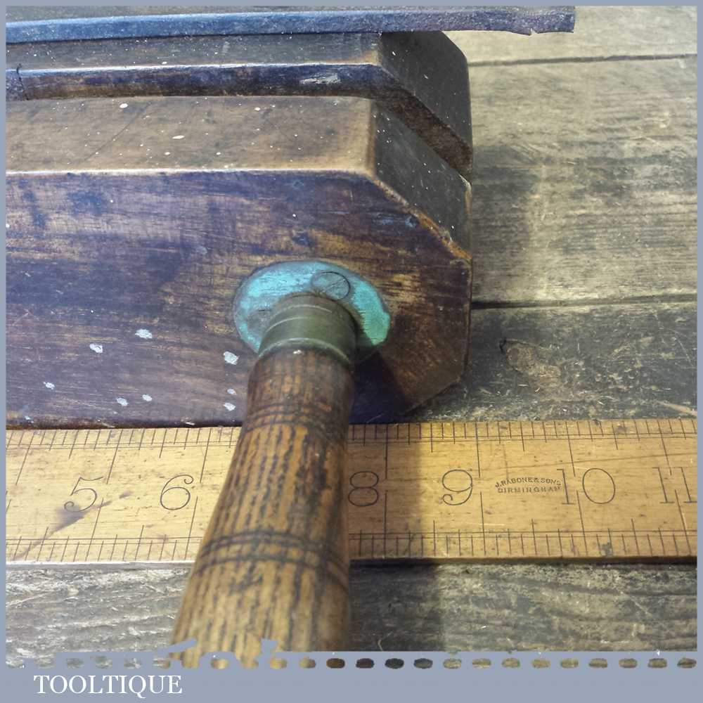 Antique Wheelwright’s Oak Fork Shaft Rounding Tool – Good Condition ...