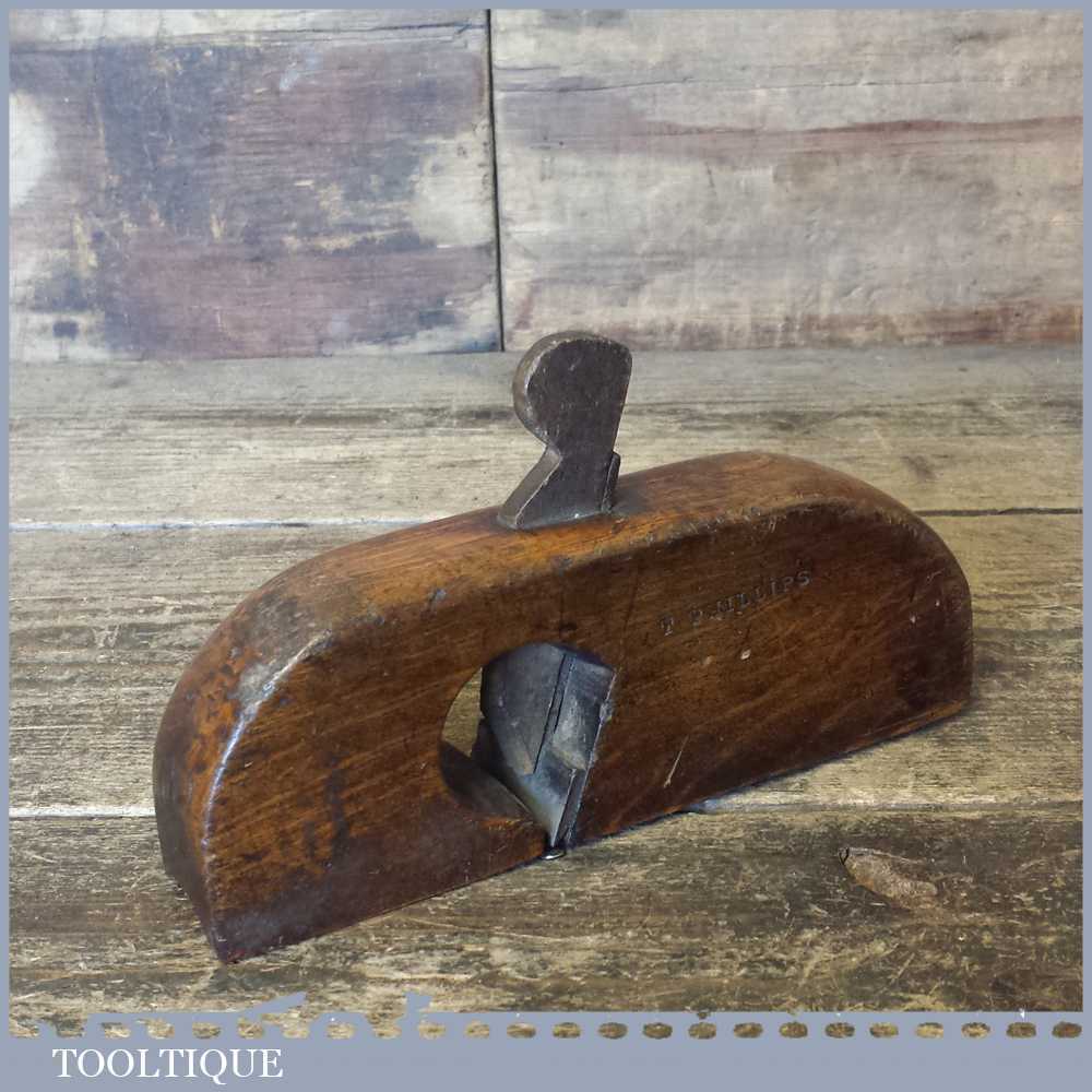 Antique Carpenter’s Beechwood Rounding Plane – Good Condition | Tooltique
