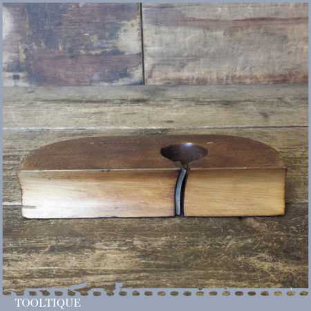 Antique Carpenter’s Beechwood Rounding Plane – Good Condition | Tooltique