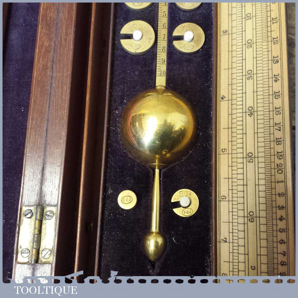 Antique Boxed Farrow & Jackson Sikes Proof Testing Hydrometer Kit ...