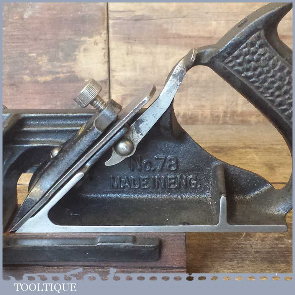 Vintage Stanley England No: 78 Duplex Rabbet Plane – Fully Refurbished ...