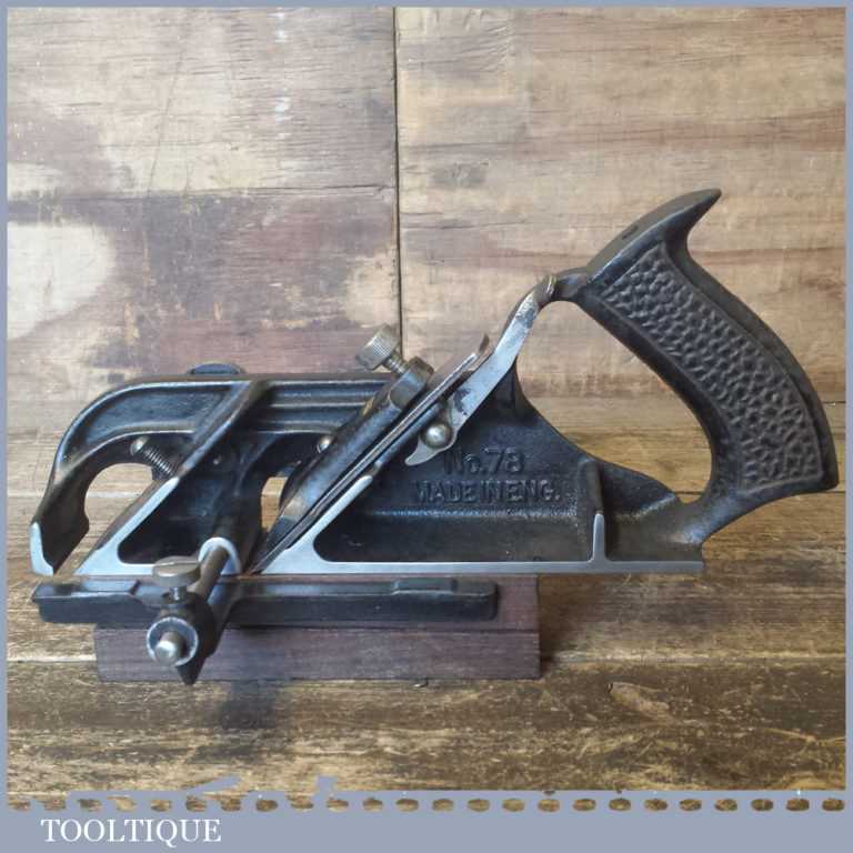 Vintage Stanley England No: 78 Duplex Rabbet Plane – Fully Refurbished ...