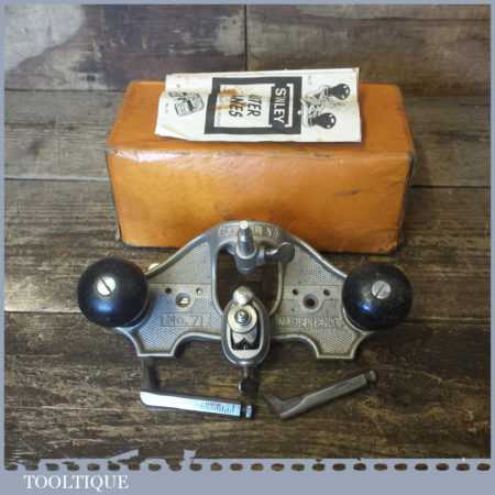 Vintage Boxed Stanley No: 71 Hand Router Plane Complete – Good ...