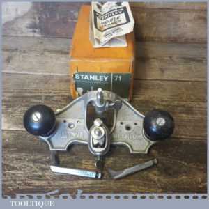 Vintage Boxed Stanley No: 71 Hand Router Plane Complete – Good ...