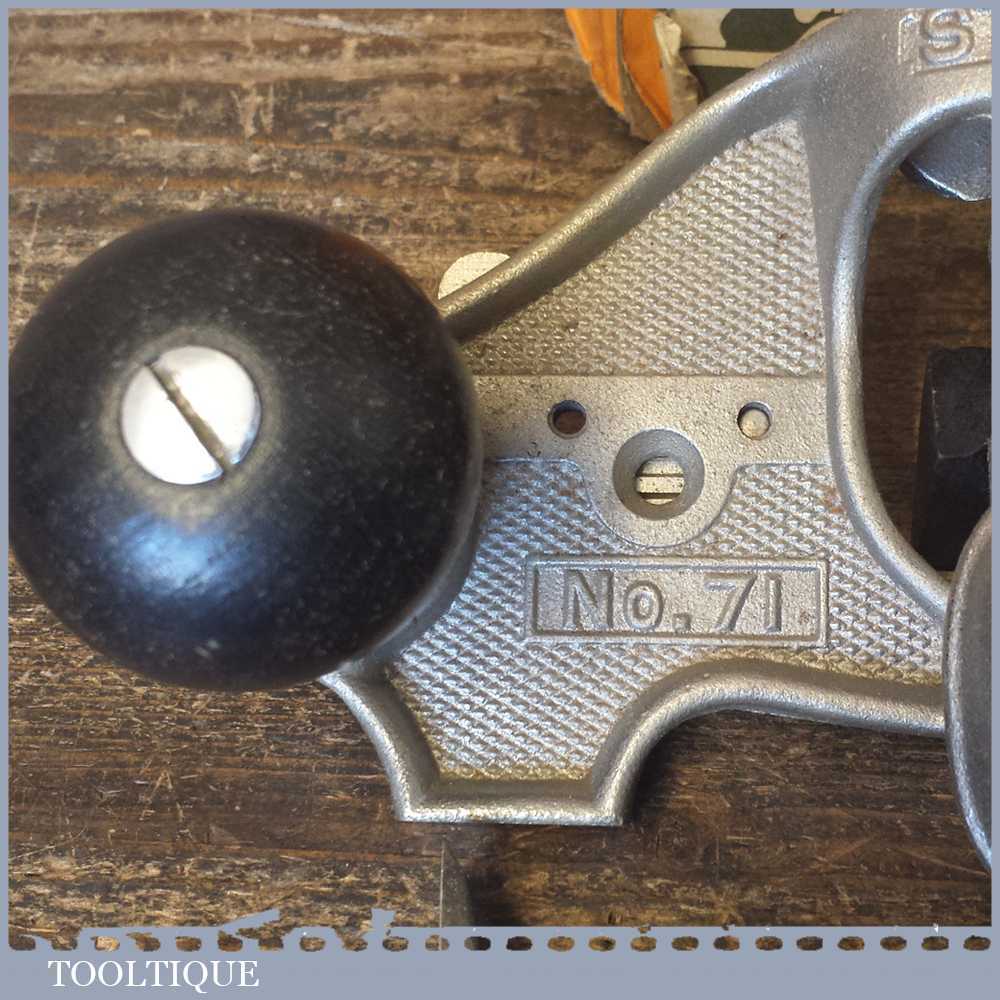 Vintage Boxed Stanley No: 71 Hand Router Plane Complete – Good ...