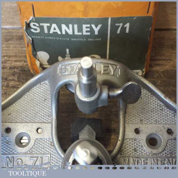 Vintage Boxed Stanley No: 71 Hand Router Plane Complete – Good ...