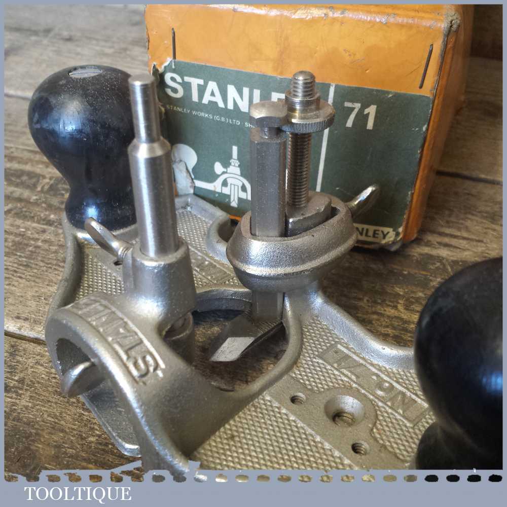 Vintage Boxed Stanley No: 71 Hand Router Plane Complete – Good ...