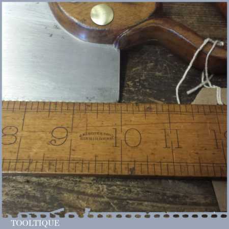 Vintage No: 120 W Tyzack & Turner 14” Brass Back Tenon Saw – Sharpened ...