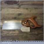 Vintage W. Tyzack Sons & Turner 8” Brass Back Tenon Saw RIP 18 TPI ...