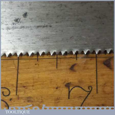 Vintage No: 120 W Tyzack & Turner 12” Brass Back Tenon Saw 14 TPI ...