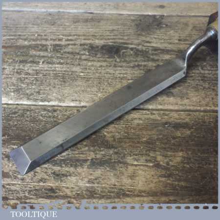 Vintage Henry Taylor Diamic 1” Cranked Bevel Edge Paring Chisel | Tooltique