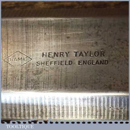 Vintage Henry Taylor Diamic 1” Cranked Bevel Edge Paring Chisel | Tooltique