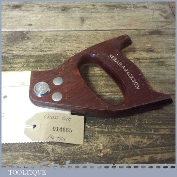 Vintage Spear & Jackson 12” Brass Back Tenon Saw 14 TPI – Sharpened ...