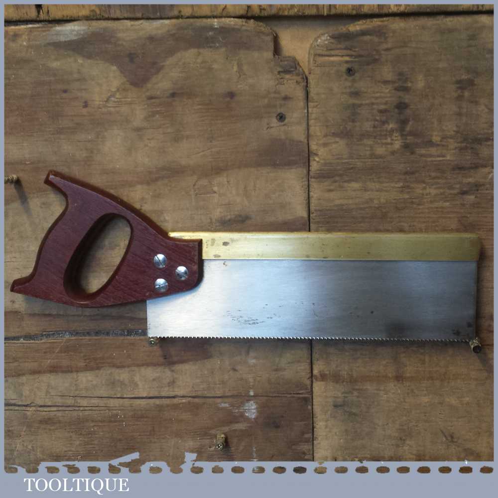 Vintage Spear & Jackson 12” Brass Back Tenon Saw 14 TPI – Sharpened ...