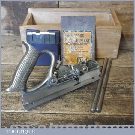 Vintage Record No: 044 Plough Plane With 8 Cutters – Fully Refurbished ...