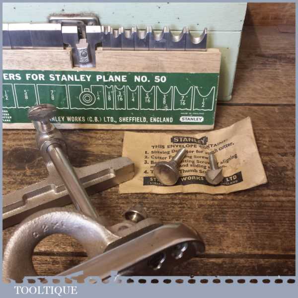 Vintage Boxed Stanley England No: 50 Combination Plough Plane 17 ...