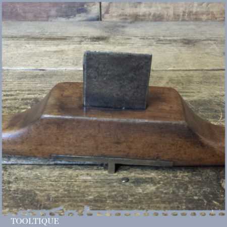 Antique Coachmaker’s Brass Faced Beechwood Jigger Side Router | Tooltique