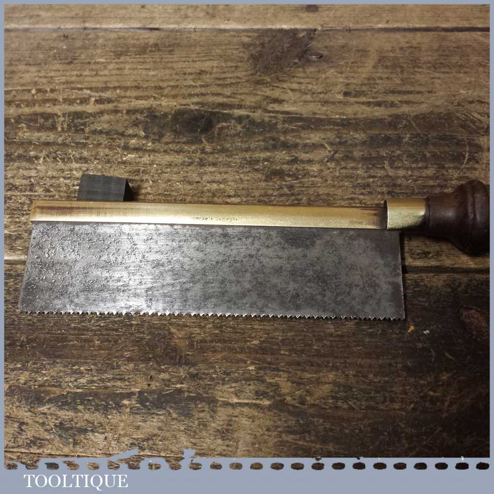 Vintage Spear & Jackson 6” Gentleman’s Brass Back Saw – Fully ...