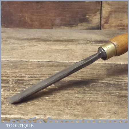 Vintage Henry Taylor 1/2” Straight No: 7 Wood Carving Gouge Chisel ...