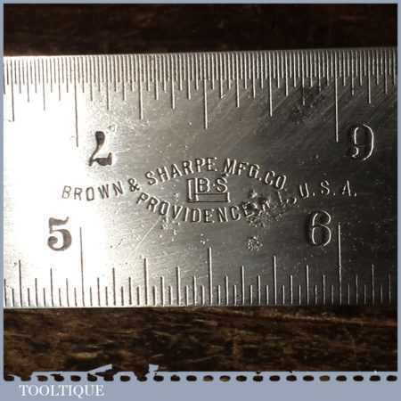 Vintage Brown & Sharpe Mfg Co USA Cast Steel Adjustable Combination ...