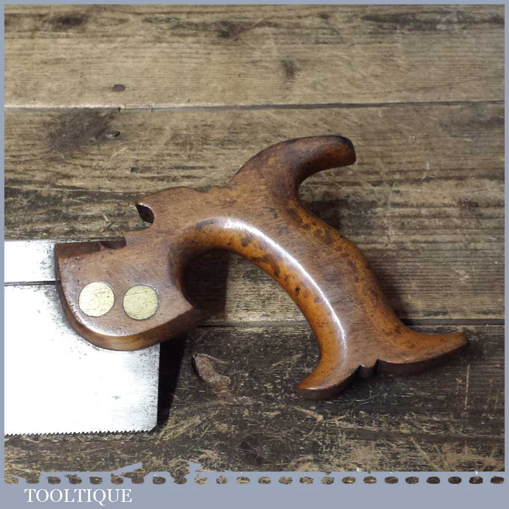 Vintage W Tyzack Sons & Turner 10” Steel Back Dovetail Saw – Sharpened ...