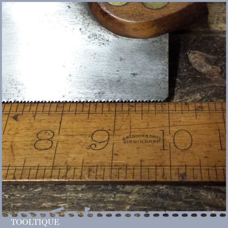 Vintage W Tyzack Sons & Turner 10” Steel Back Dovetail Saw – Sharpened ...