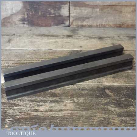 Vintage Pair 12” Engineer’s Parallel Cast Steel Bars – Good Condition ...