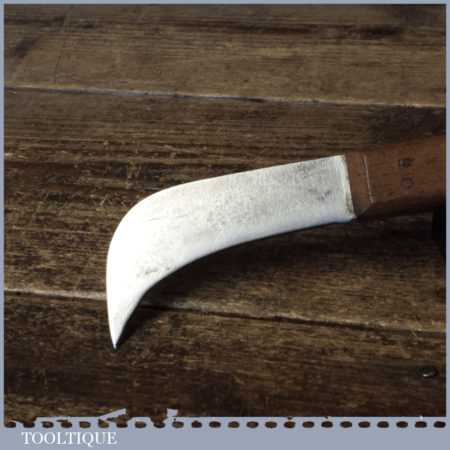 Vintage Cobblers Shoe Knife Beechwood Handle – Good Condition | Tooltique