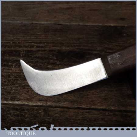 Vintage Cobblers Shoe Knife Beechwood Handle – Good Condition | Tooltique