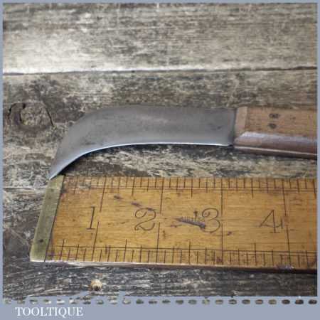 Vintage Cobblers Shoe Knife Beechwood Handle – Good Condition | Tooltique