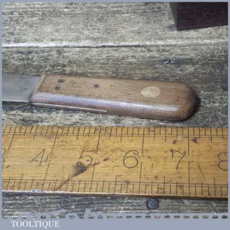 Vintage Cobblers Shoe Knife Beechwood Handle – Good Condition | Tooltique