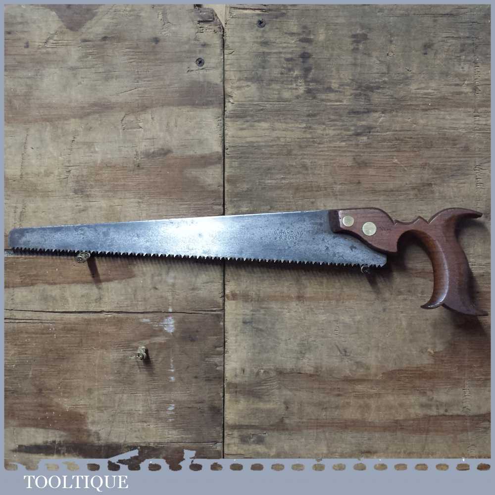 Scarce Antique G Harding & Sons 16” Table Saw 6 TPI – Sharpened Cross ...