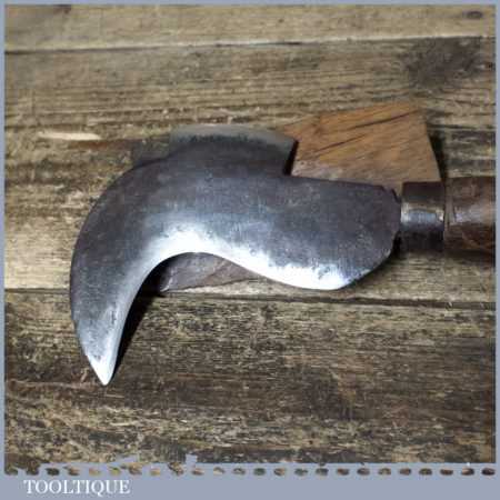 Rare Miniature 4 ½” Long Double Edged French Billhook – Sharpened Honed ...