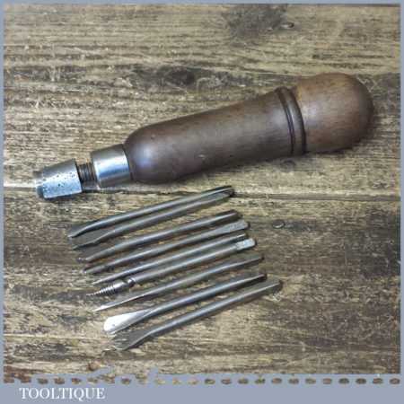 Antique Beechwood Multi Tool With 9 Attachments – Good Condition ...
