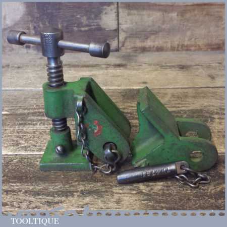 Vintage Pair W Marples & Sons Sash Clamp Heads – Good Condition | Tooltique