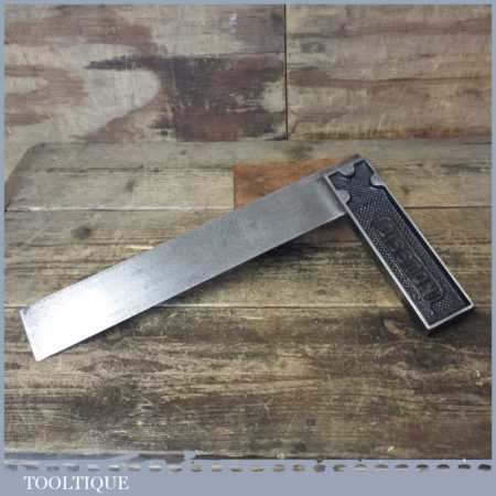 Vintage Henry Disston Philadelphia USA Carpenter’s 12” Cast Steel Try ...