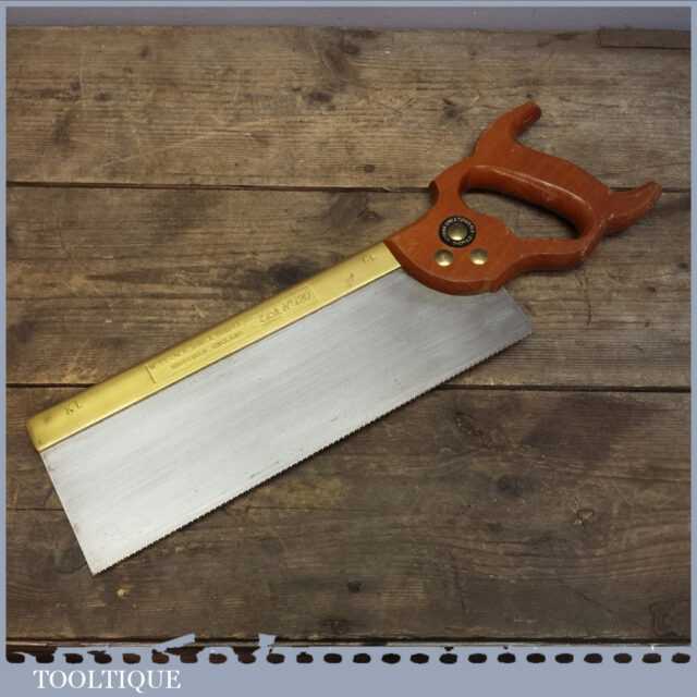 Vintage W. Tyzack And Sons & Turner No: 120 Tenon Saw | Tooltique