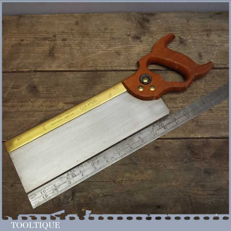 Vintage W. Tyzack And Sons & Turner No: 120 Tenon Saw | Tooltique